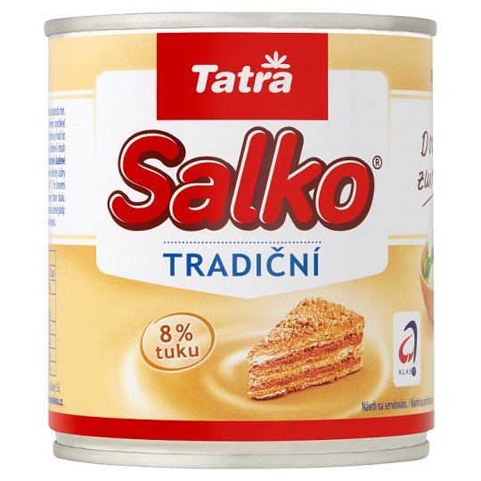 Tatra Salko Zahustené sladené mlieko 397g – Potraviny Online